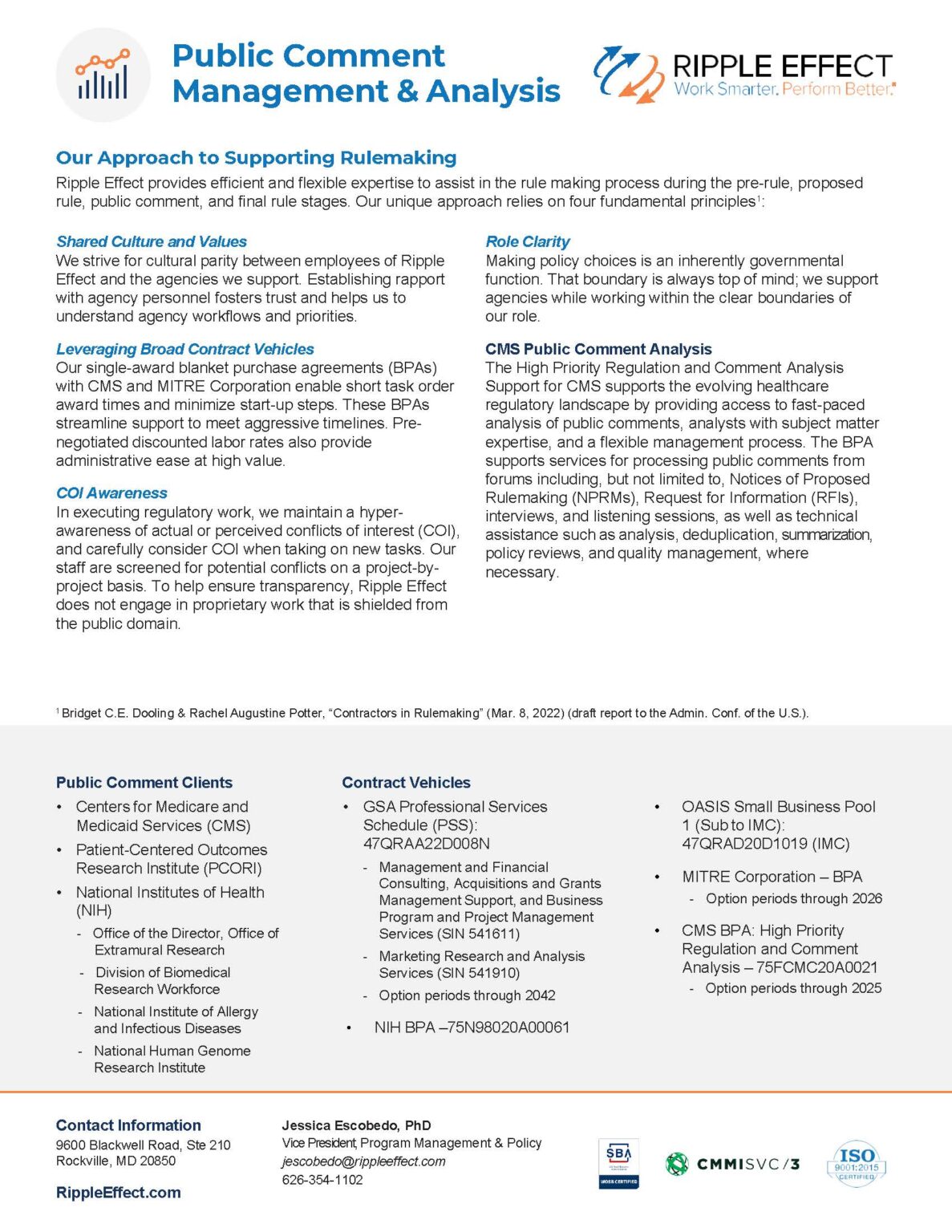 Capabilities Statements | Ripple Effect
